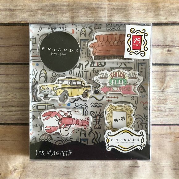 Warner Bros. | Kitchen | Friends Central Perk Refrigerator Magnets Set ...